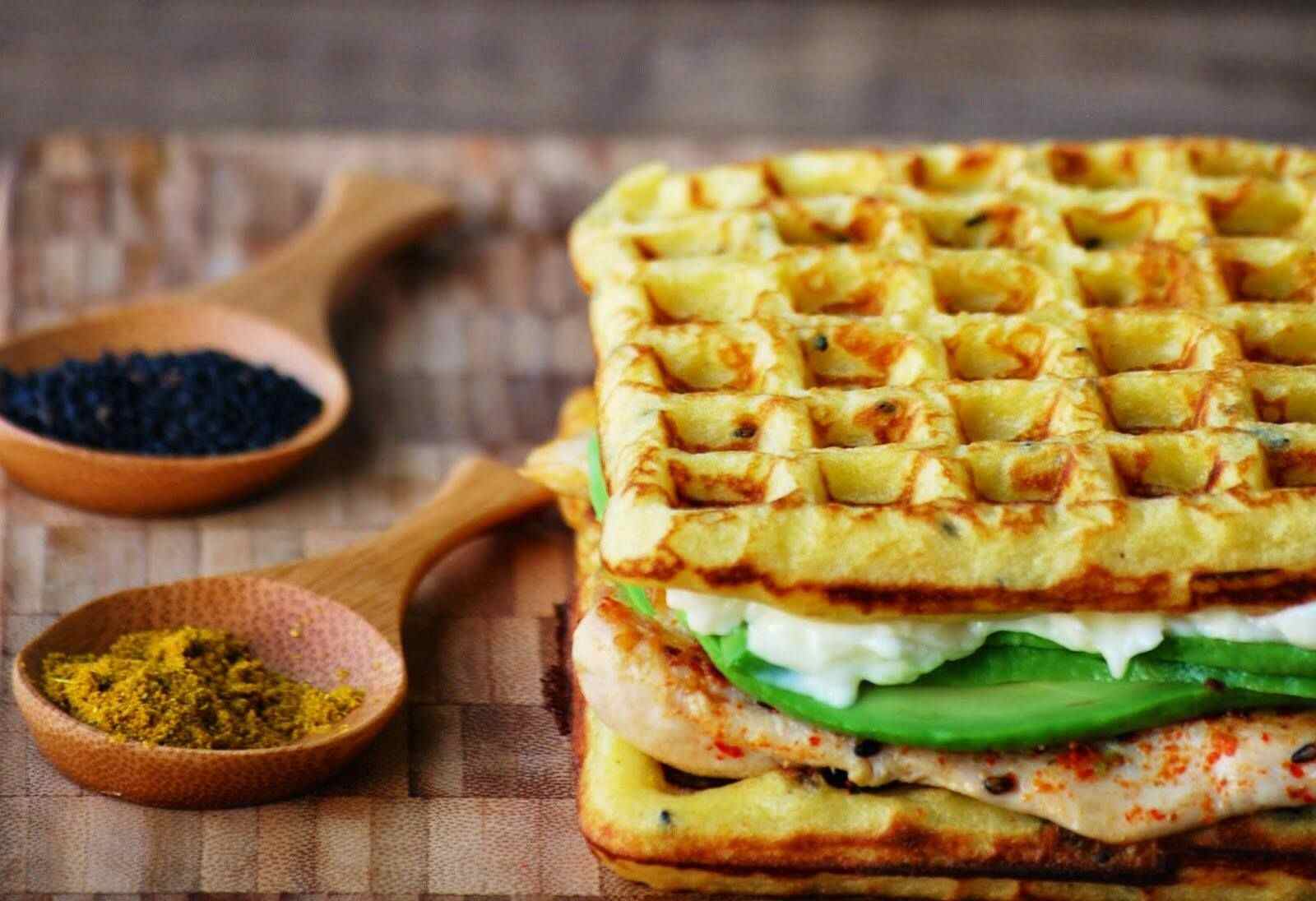 Receta de unos riquísimos waffles salados | Gastronomía