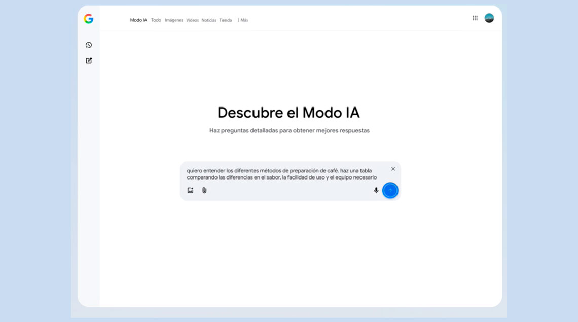 Modo IA de Google: qué es, cómo funciona y para qué sirve | Tecnología