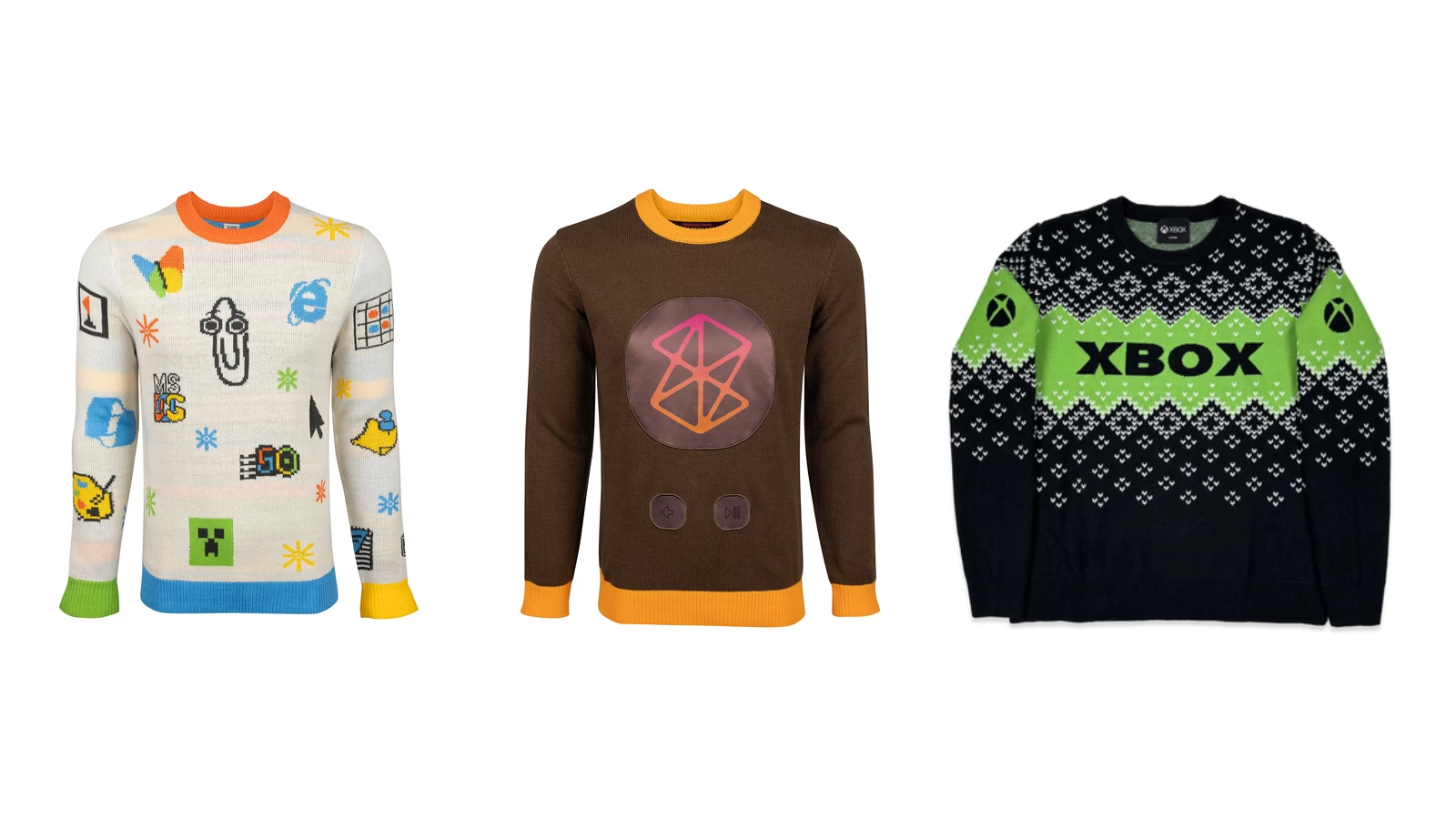 Microsoft revive el “ugly sweater” con íconos retro y Xbox en 2025 ...