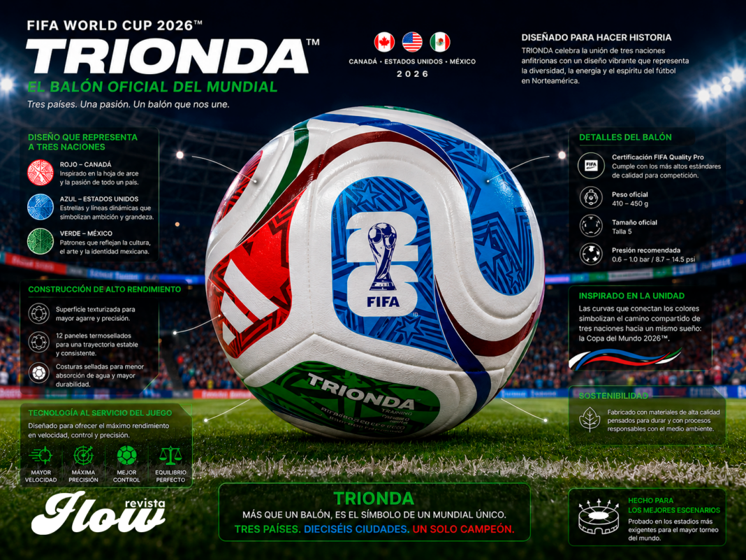 Trionda: así funciona el balón inteligente del Mundial 2026 que ...